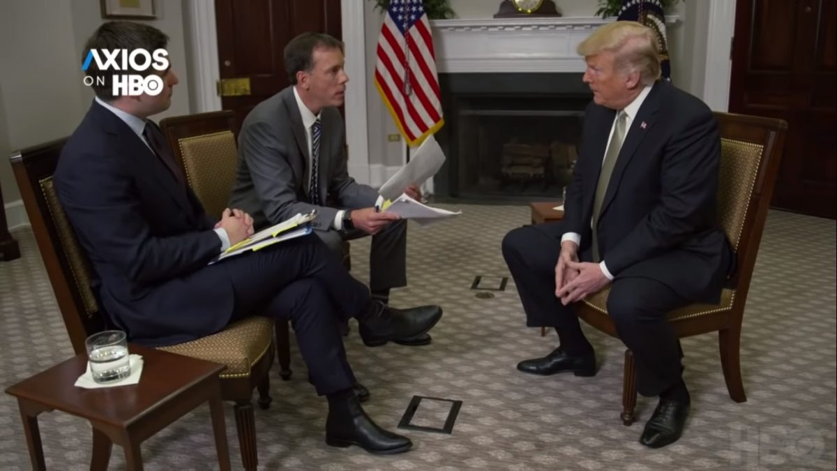 Leaked Audio Shows How Axios Handled Trump Interview Fallout