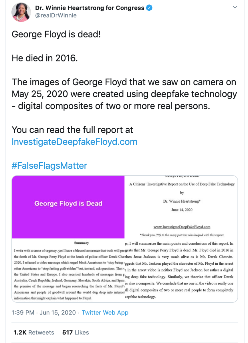 Twitter Silent On Claim that George Floyd Death Was Faked