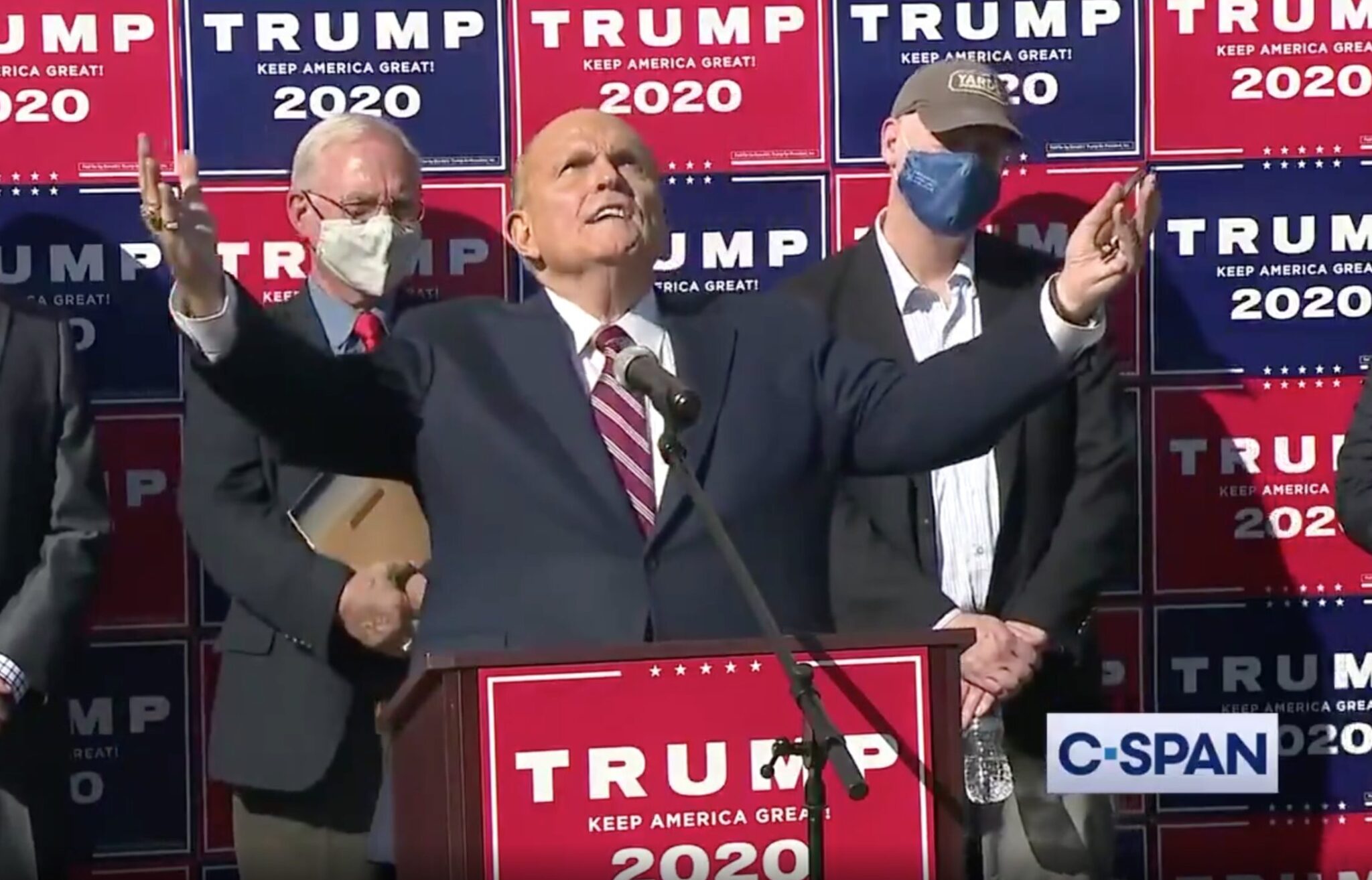 Four Seasons Total Landscaping Mocks Rudy Giuliani