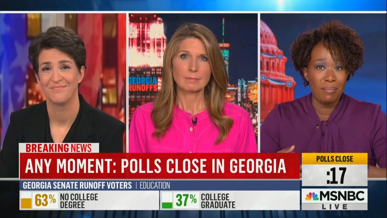 MSNBC, CNN Draw Big Ratings for Georgia Runoff Election Coverage