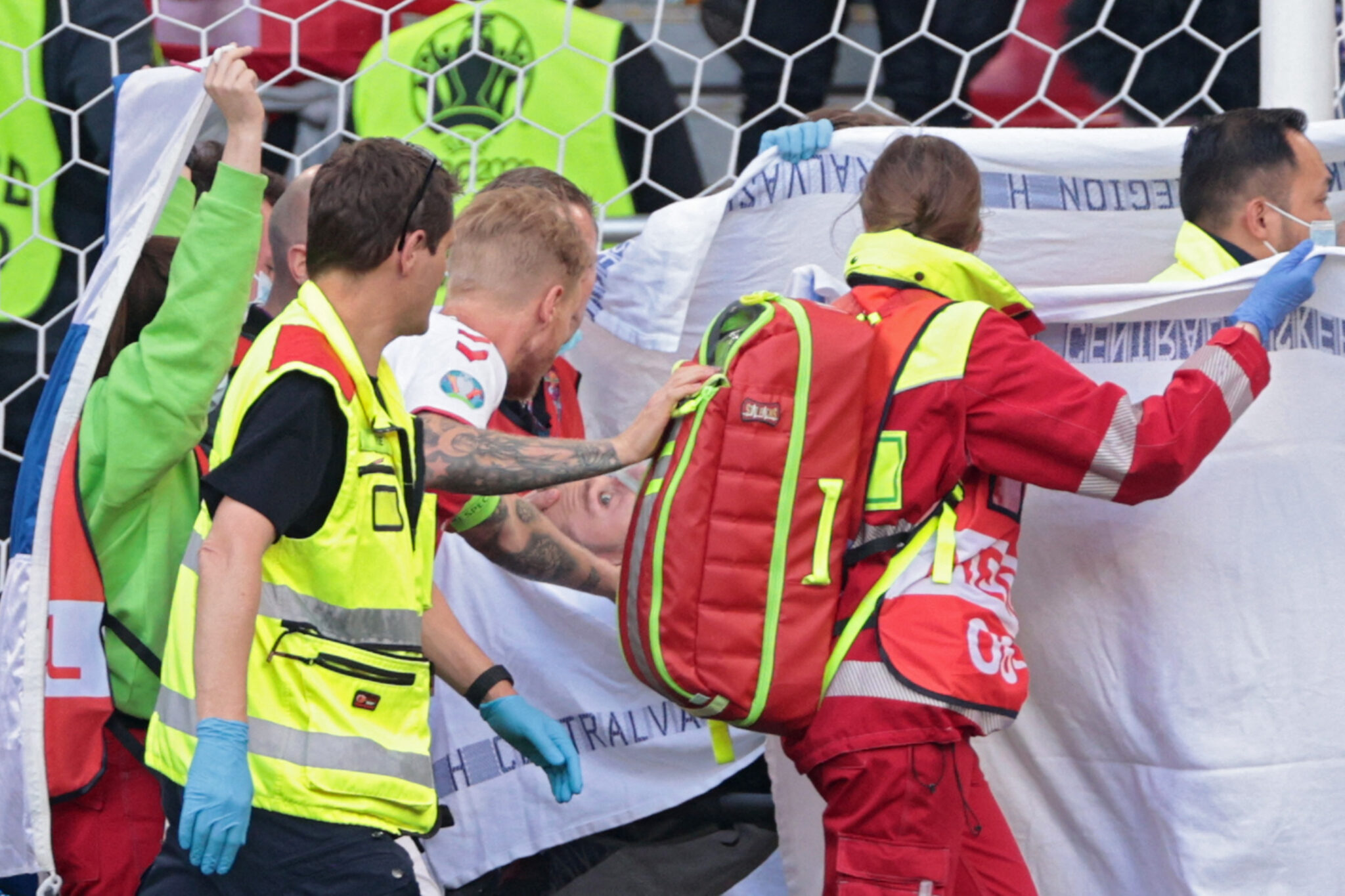 Christian Eriksen Collapse During Euro 2020 Video