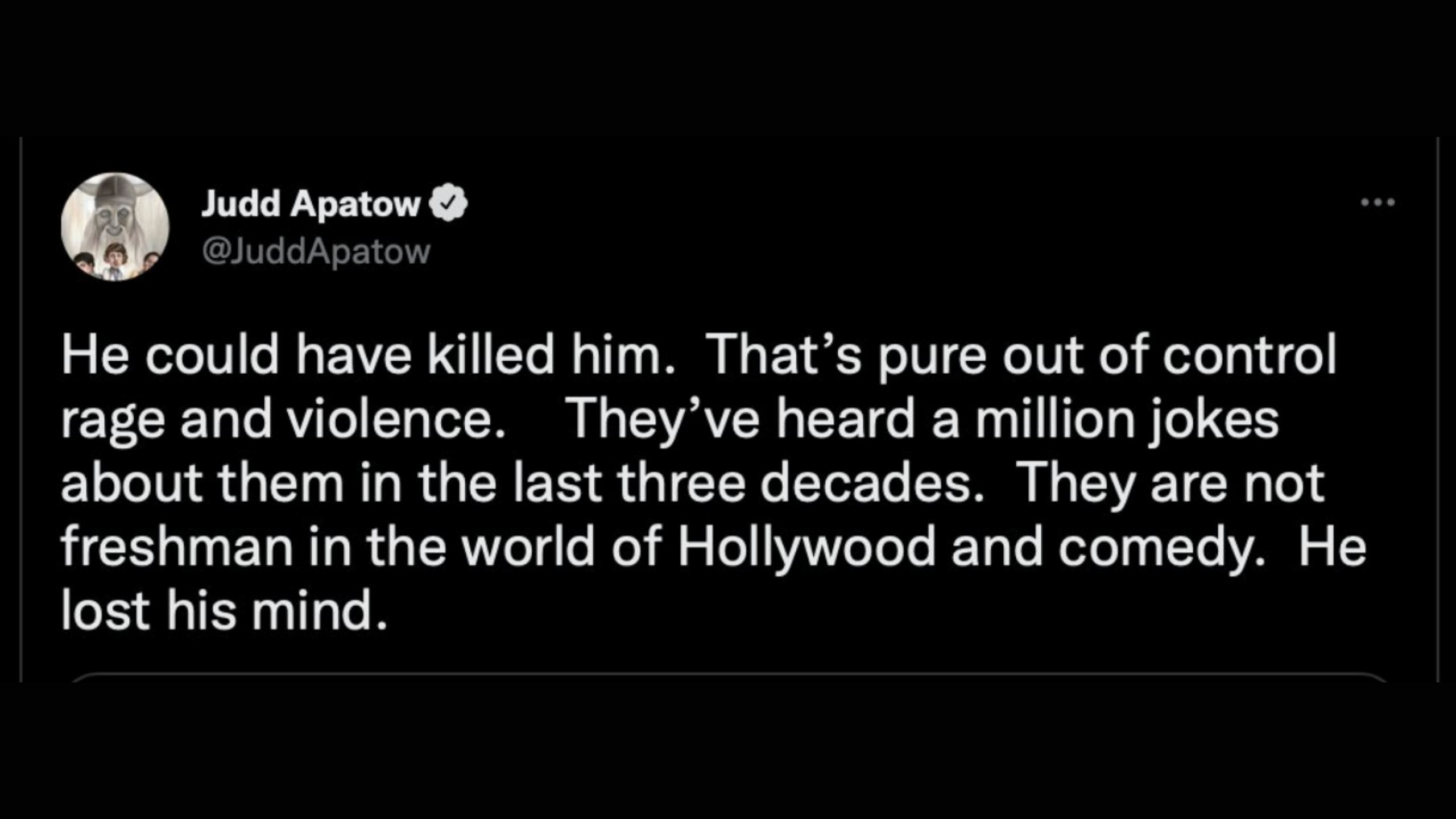 Judd Apatow Addresses His Deleted Tweet Regarding Will Smith