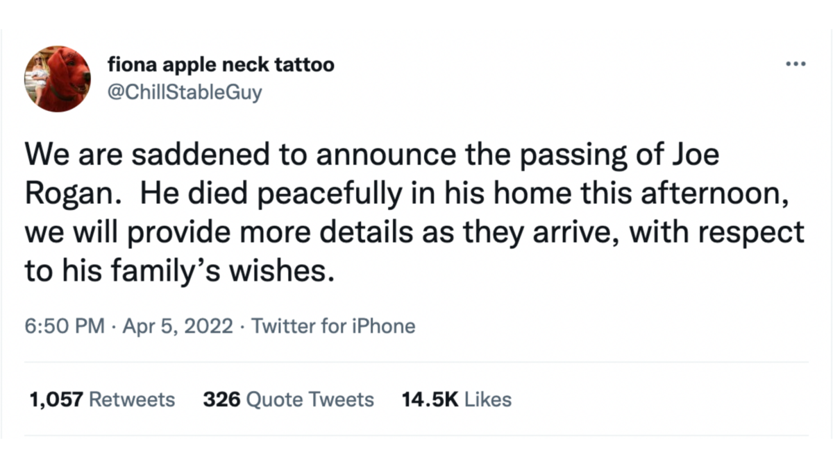 Joe Rogan is Alive: Death Hoax Causes Internet Frenzy