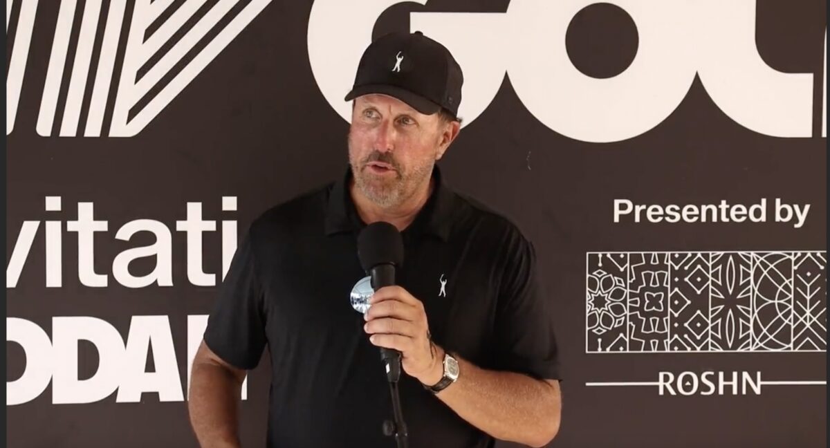 Phil Mickelson Denies Insulting Saudis To Alan Shipnuck