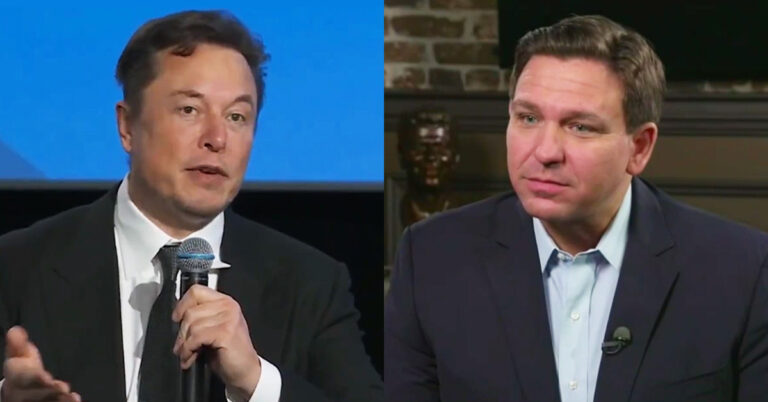 Ron DeSantis Praises Elon Musk Amid Feud With Trump