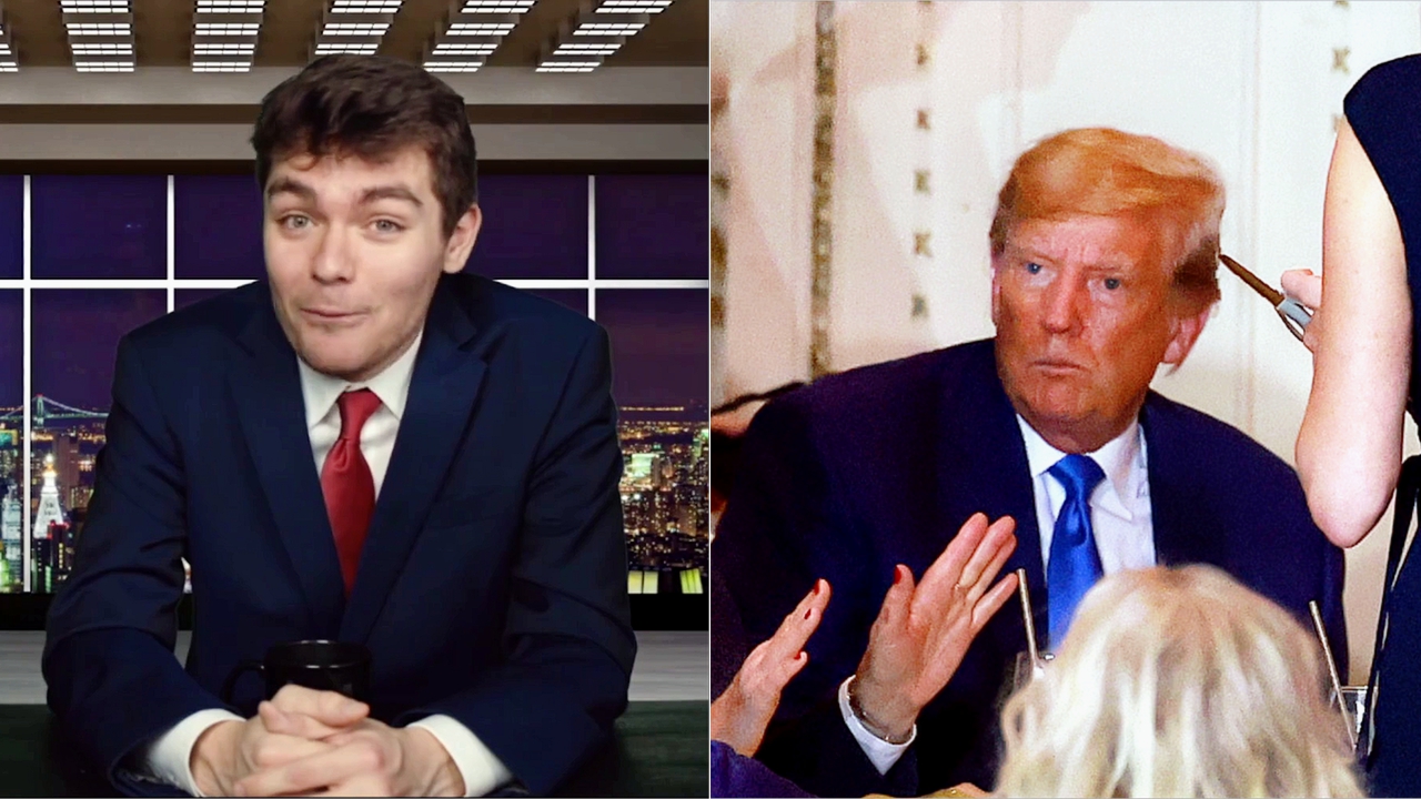 Nick Fuentes Denies NBC Report Dinner Was a 'Trap' For Trump
