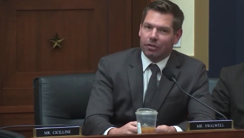 Eric Swalwell Blasts Gaetz’s Pledge of Allegiance ‘Stunt’ Featuring ...