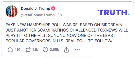 Trump Flips Out At ‘RATINGS CHALLENGED FOXNEWS’ For Covering New ...