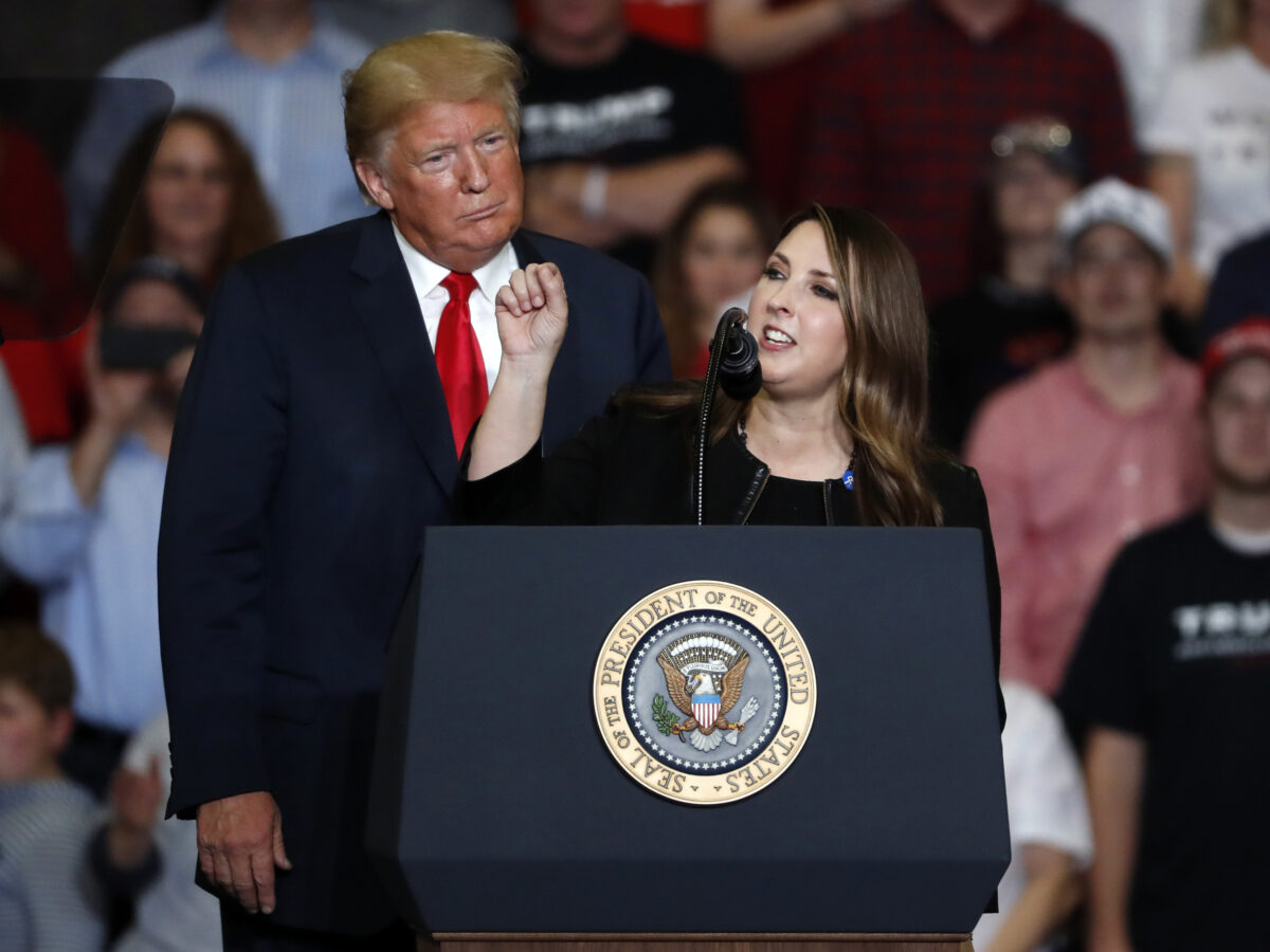 Trump Suggests HE Will Decide RNC Chair Ronna McDaniel's Fate The Day ...