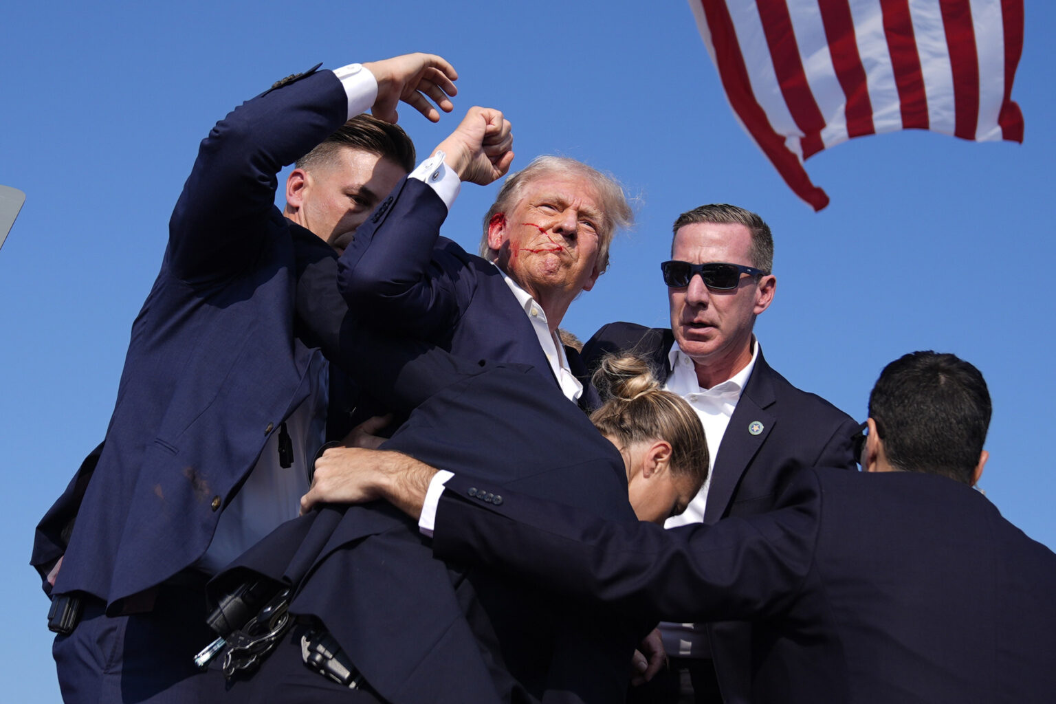 SHOCK: Videos and Photos Show Bloodied Trump Rushed Off Stage After ...