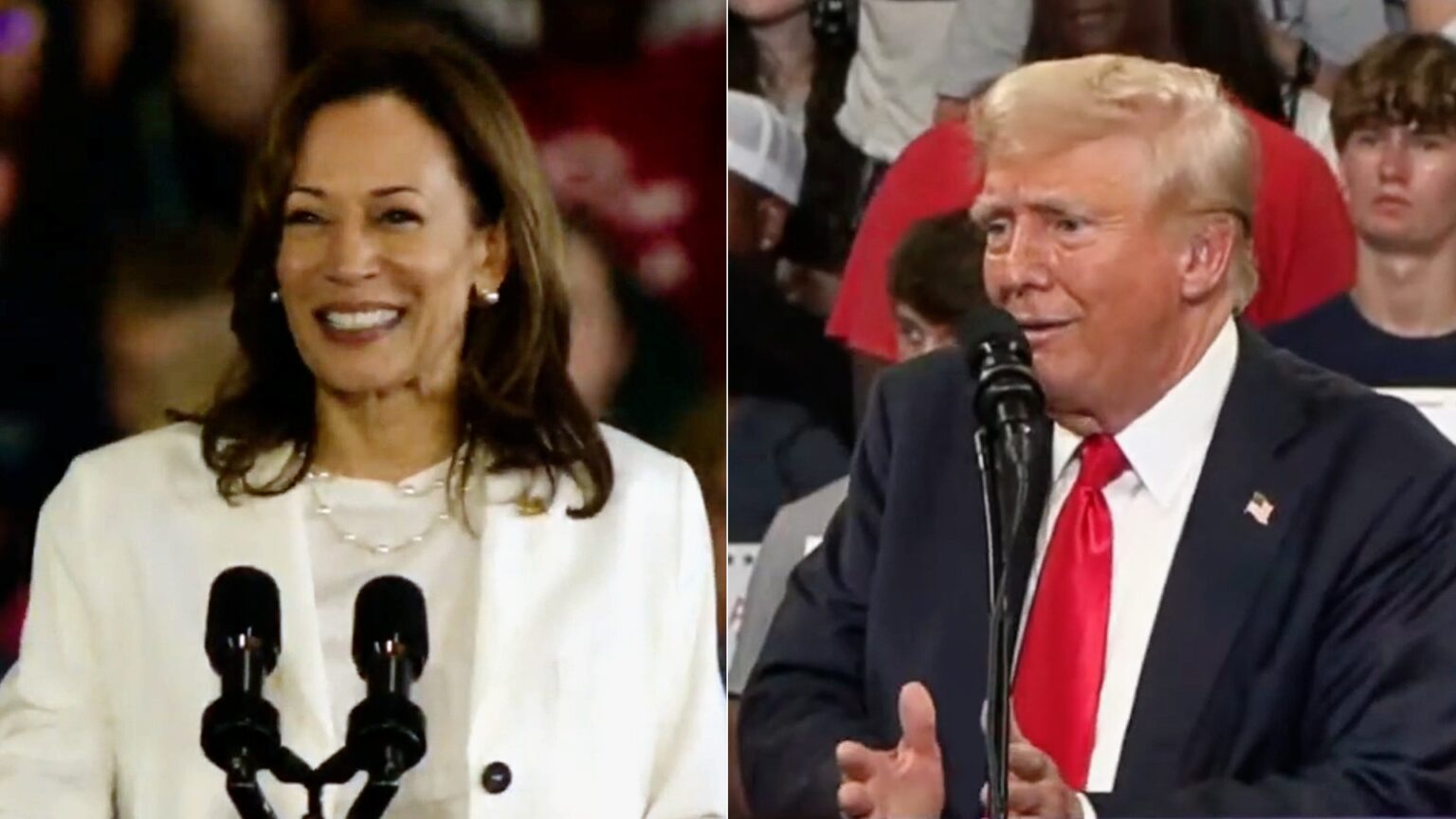 Harriz-Walz Campaign Roast Trump Presser With Viral Meme