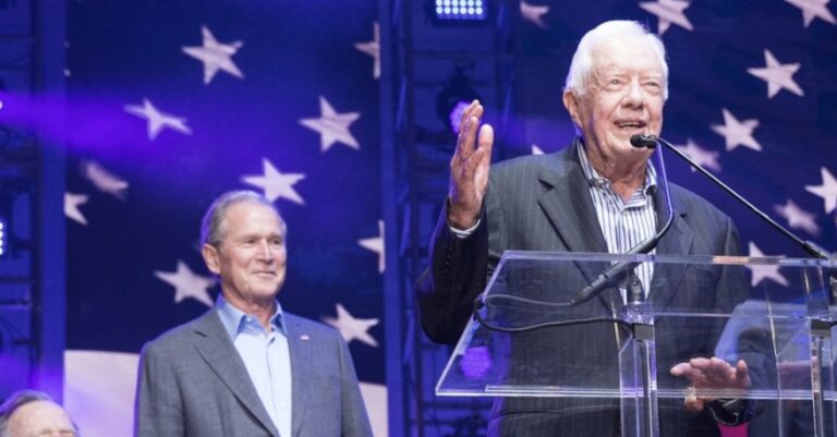 George and Laura Bush Honor Jimmy Carter in Joint Statement: