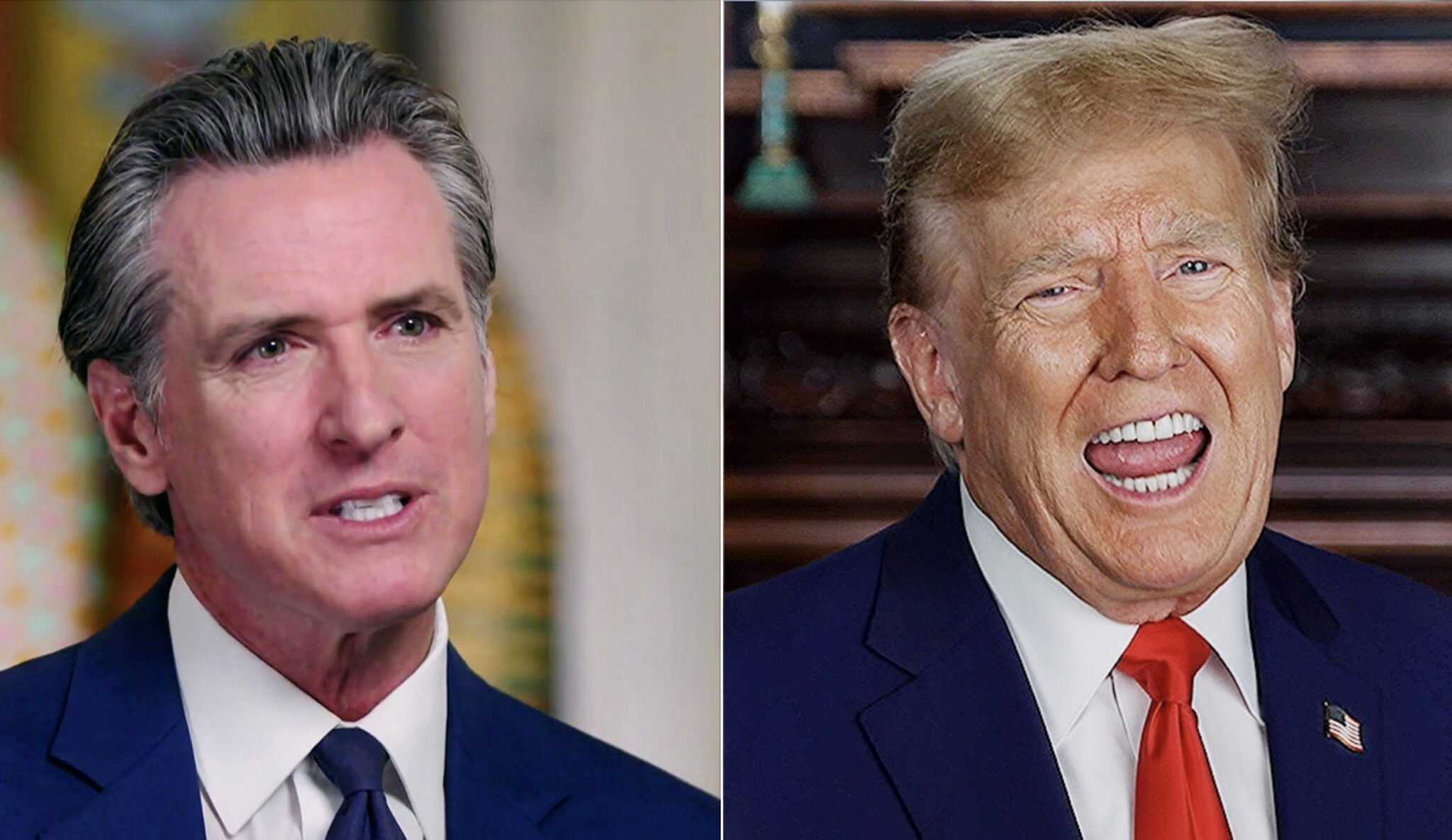 Newsom Slams Trump For 'An Outright Lie' About California