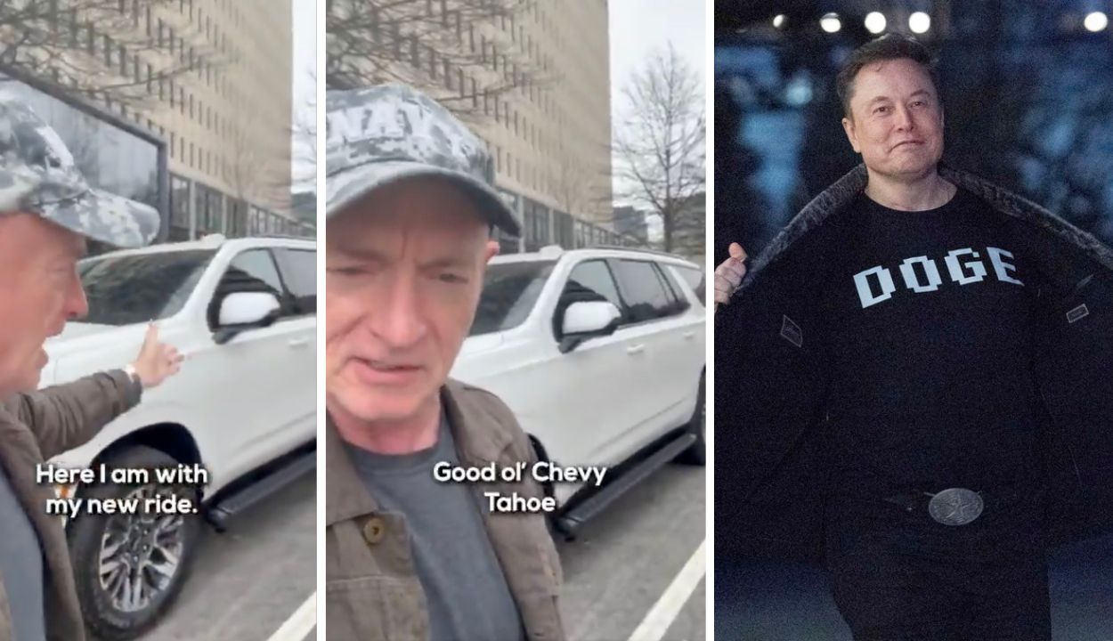 Mark Kelly Shows Off New Chevy Tahoe After Ditching Tesla