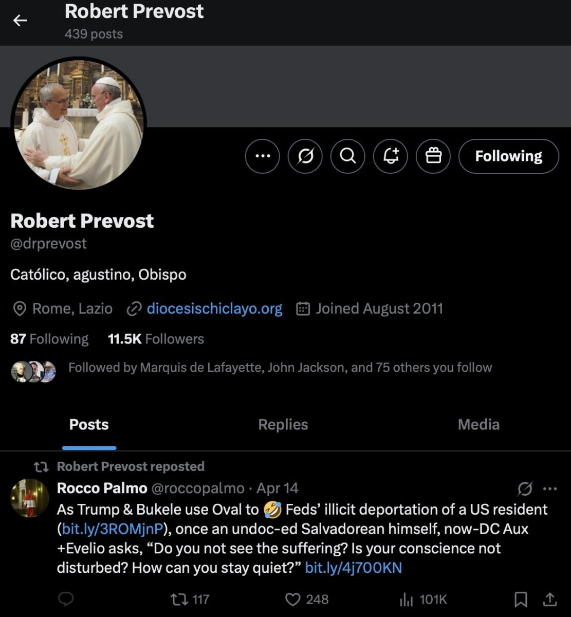 New Pope Leo XIV Has Criticized Trump, Vance in Tweets