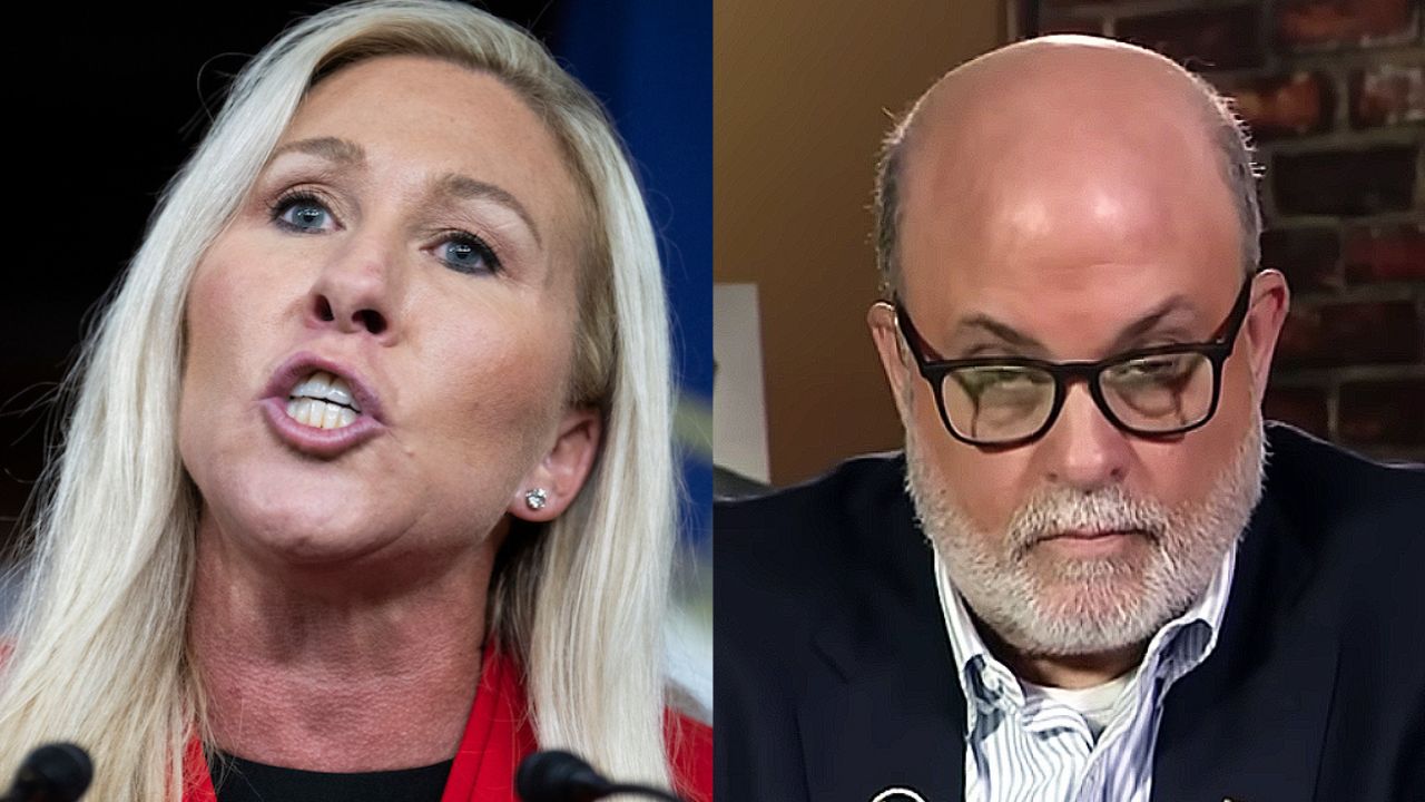 MTG Calls on Fox News to Fire Mark Levin Over ' Sick' Post