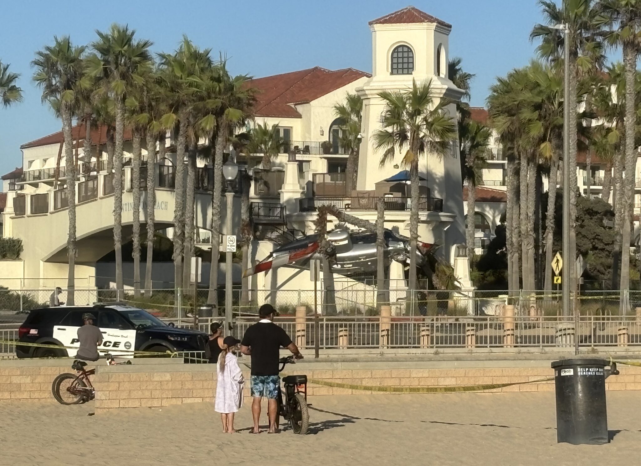 WATCH: Terrifying Helicopter Spin Out Over Crowded CA Beach