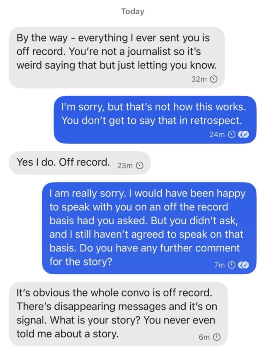 Lindsey Halligan Texted Lawfare Editor Anna Bower