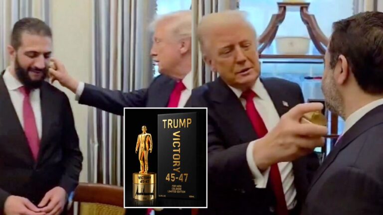 Trump Douses Visiting Syrian President With Own Cologne