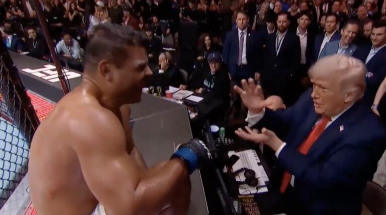 Donald Trump Praises UFC Fighter's Looks in Wild Meeting