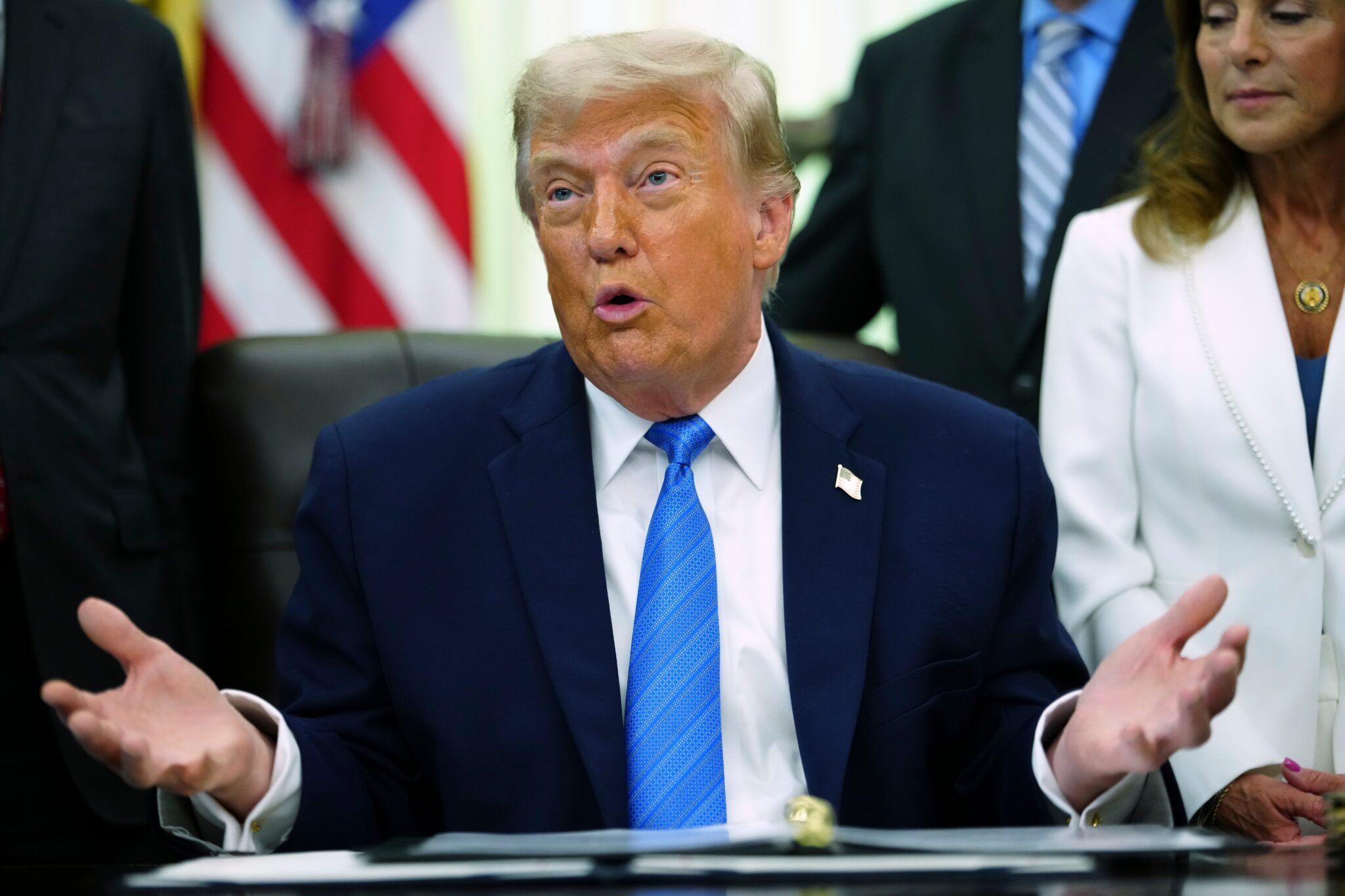 Trump Ponders Why Democrats Are 'Afraid' of Bill Pulte