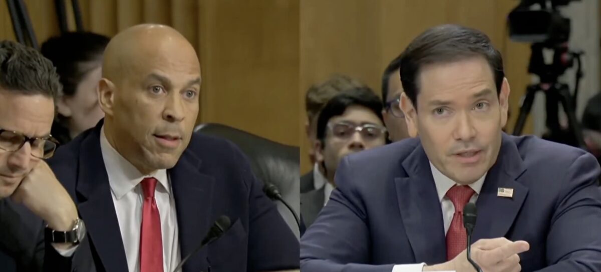 Rubio Brawls Cory Booker Over Claim Trump Is 'Begging' Iran