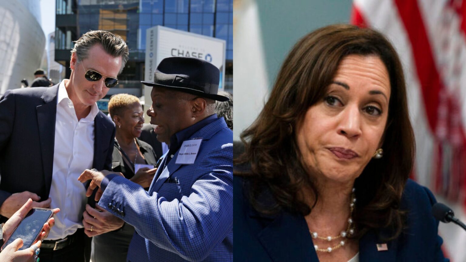 Willie Brown Snubs Ex-GF Kamala Harris for Gavin Newsom
