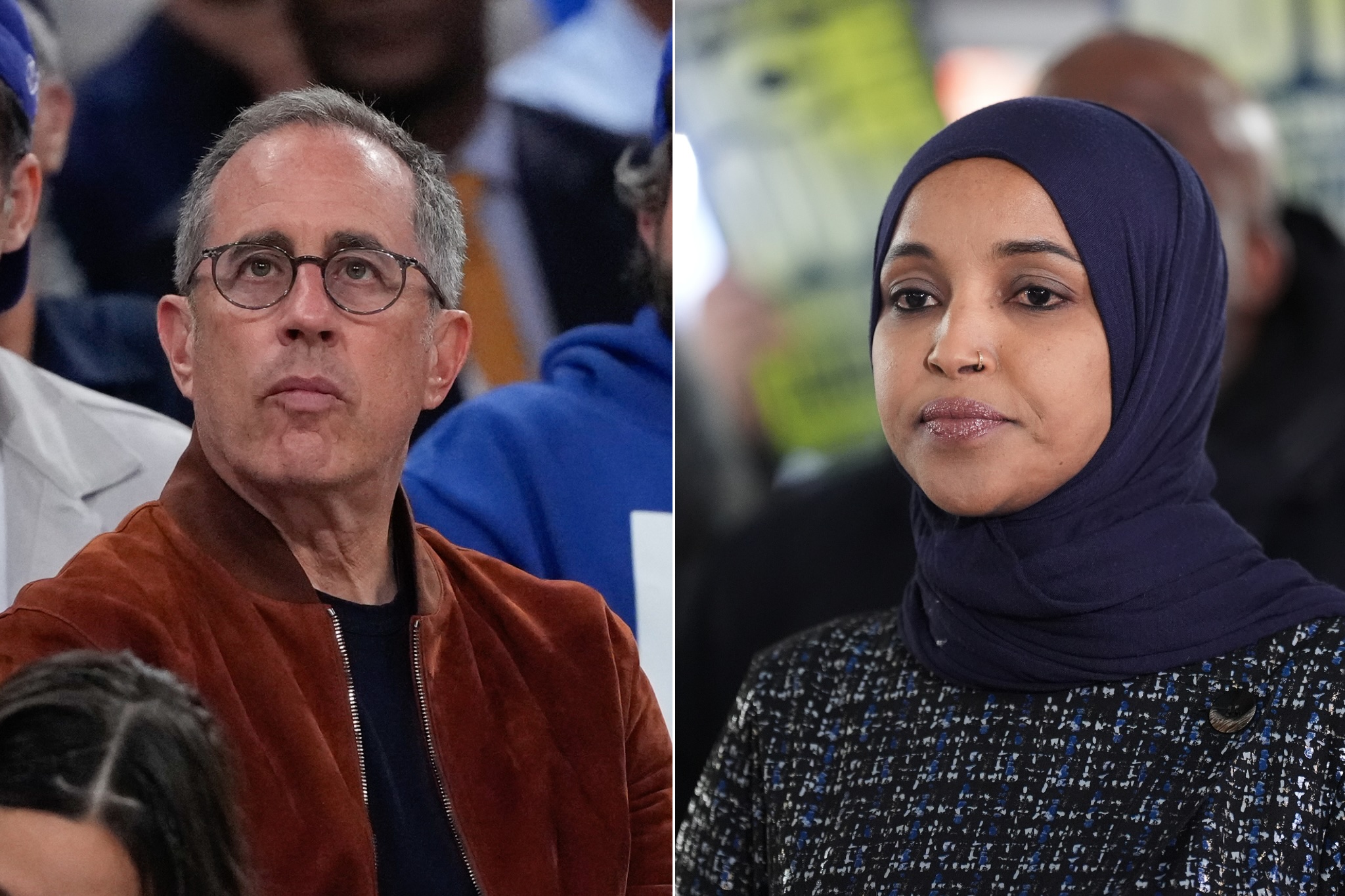 Ilhan Omar Blasts Jerry Seinfeld's Rhetoric On Palestine